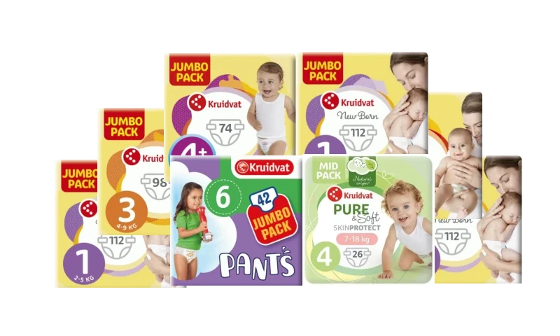 Kruidvat luiers - alle luieraanbiedingen